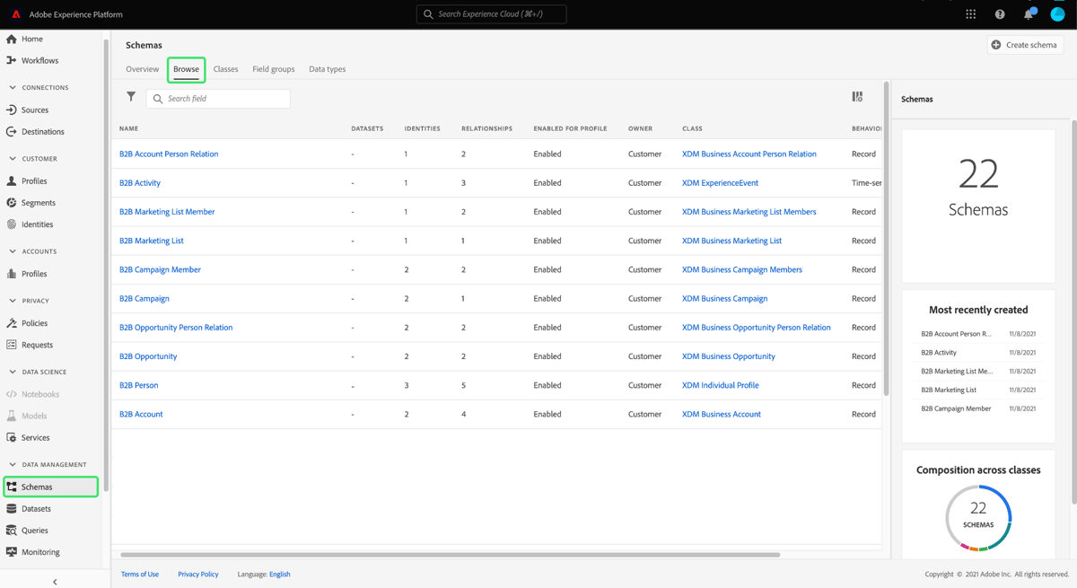 Real-time Customer Data Platform B2B版快速入门 | Adobe Experience Platform