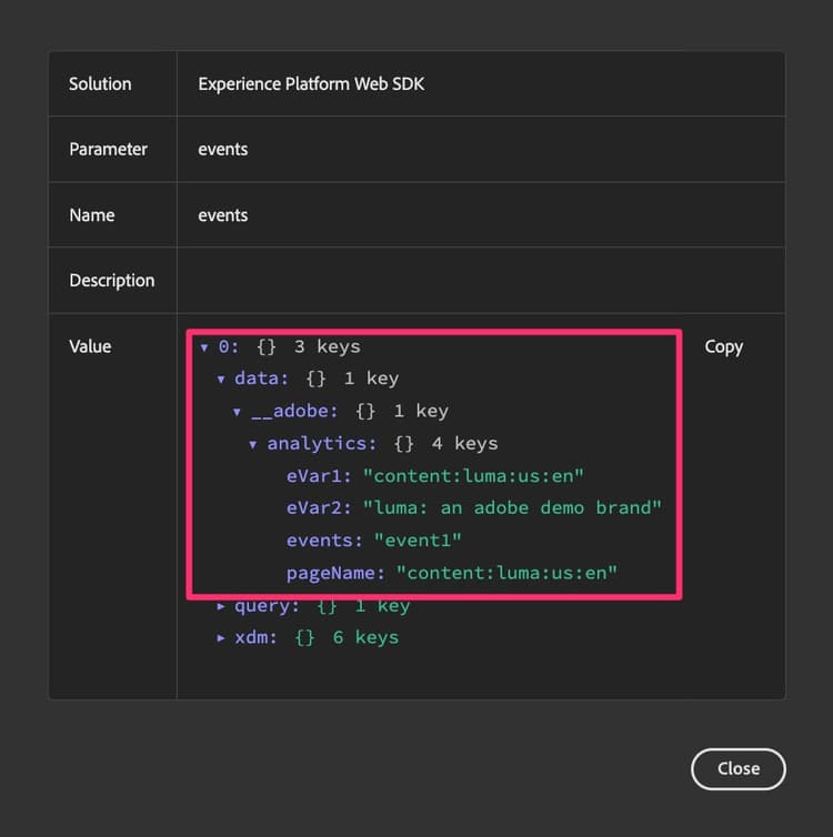 调试和验证Web SDK迁移 | Adobe Data Collection