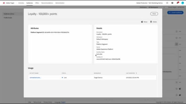 将Adobe Real-time Customer Data Platform与Adobe Target集成 | Adobe Real ...