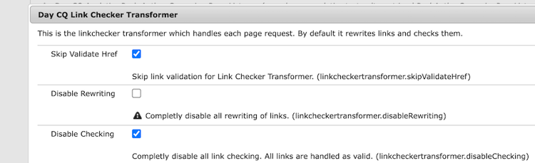 略過linkchecker中特殊字元url驗證的步驟 Adobe Experience Manager 