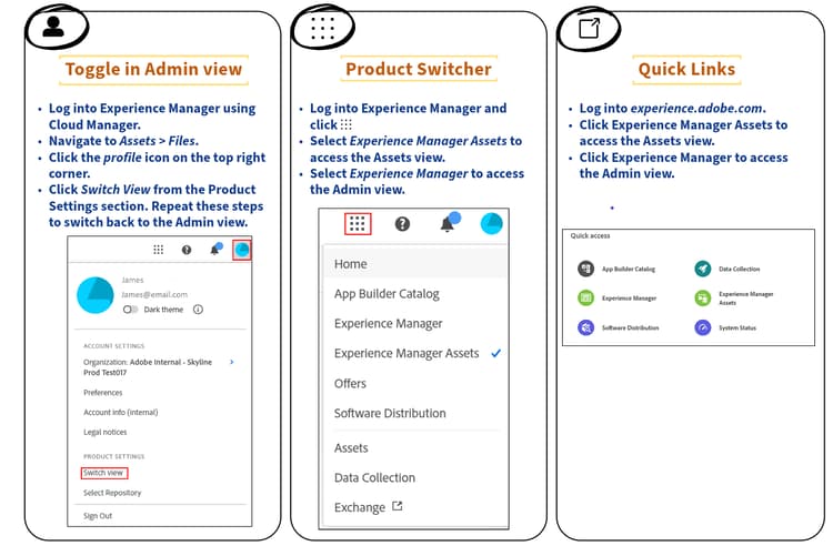 核准 Content Hub 的資產 Adobe Experience Manager