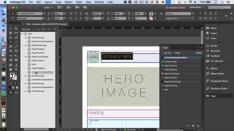 瞭解aem Assets中的indesign檔案和資產範本 Adobe Experience Manager