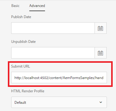 處理HTML5表單提交 | Adobe Experience Manager