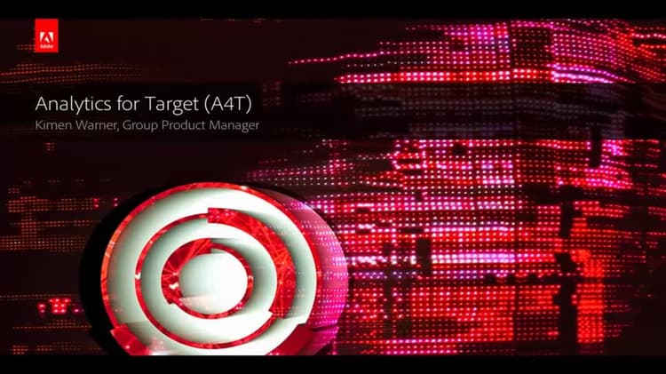 如何使用Analytics as a Data Source for Target (A4T) | Adobe Target