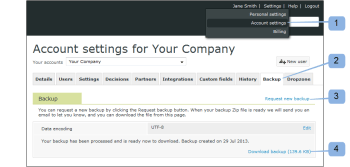 備份您的 Workfront Proof 資料 | Adobe Workfront