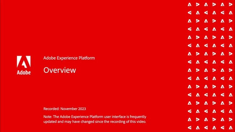 Adobe Experience Platform 簡介 Adobe Experience Platform
